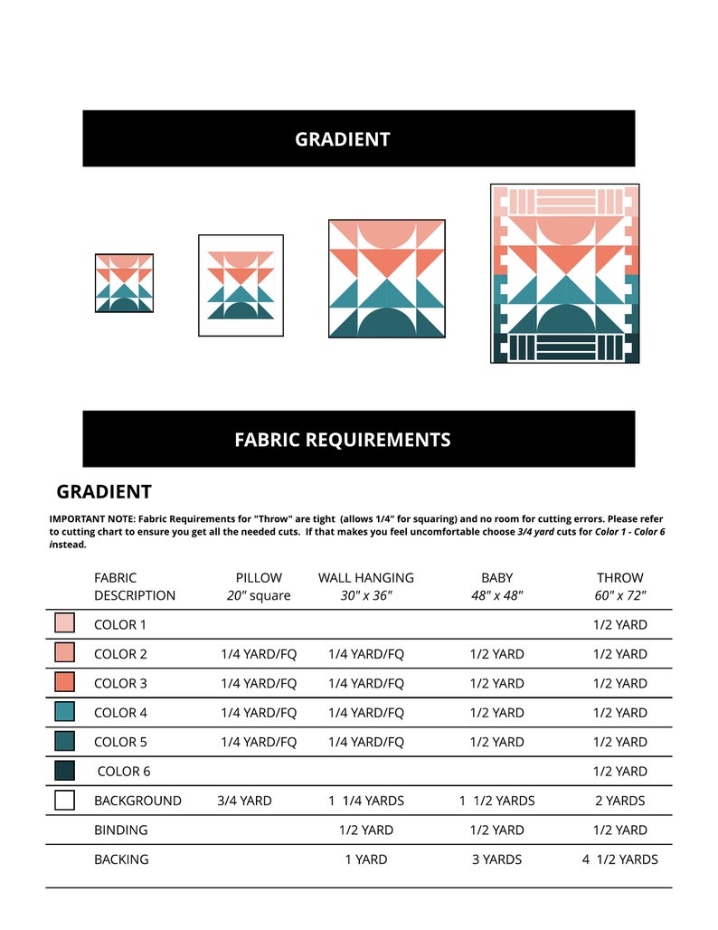 NOMAD QUILT PATTERN - Etsy