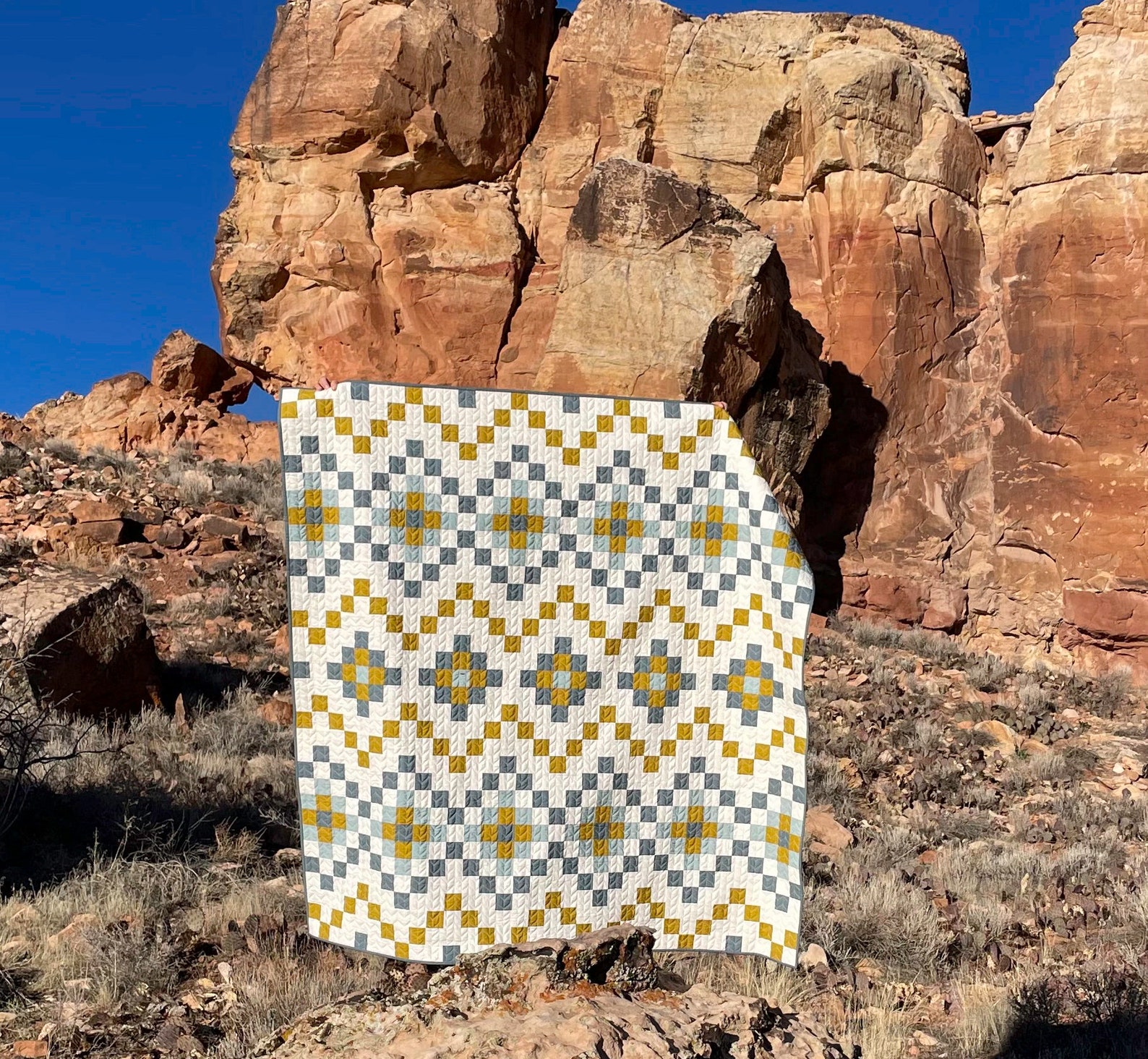 VINTAGE KNIT QUILT Pattern - Etsy