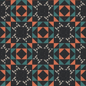 Entropy Bed Sizes Quilt Pattern PDF - Etsy Australia