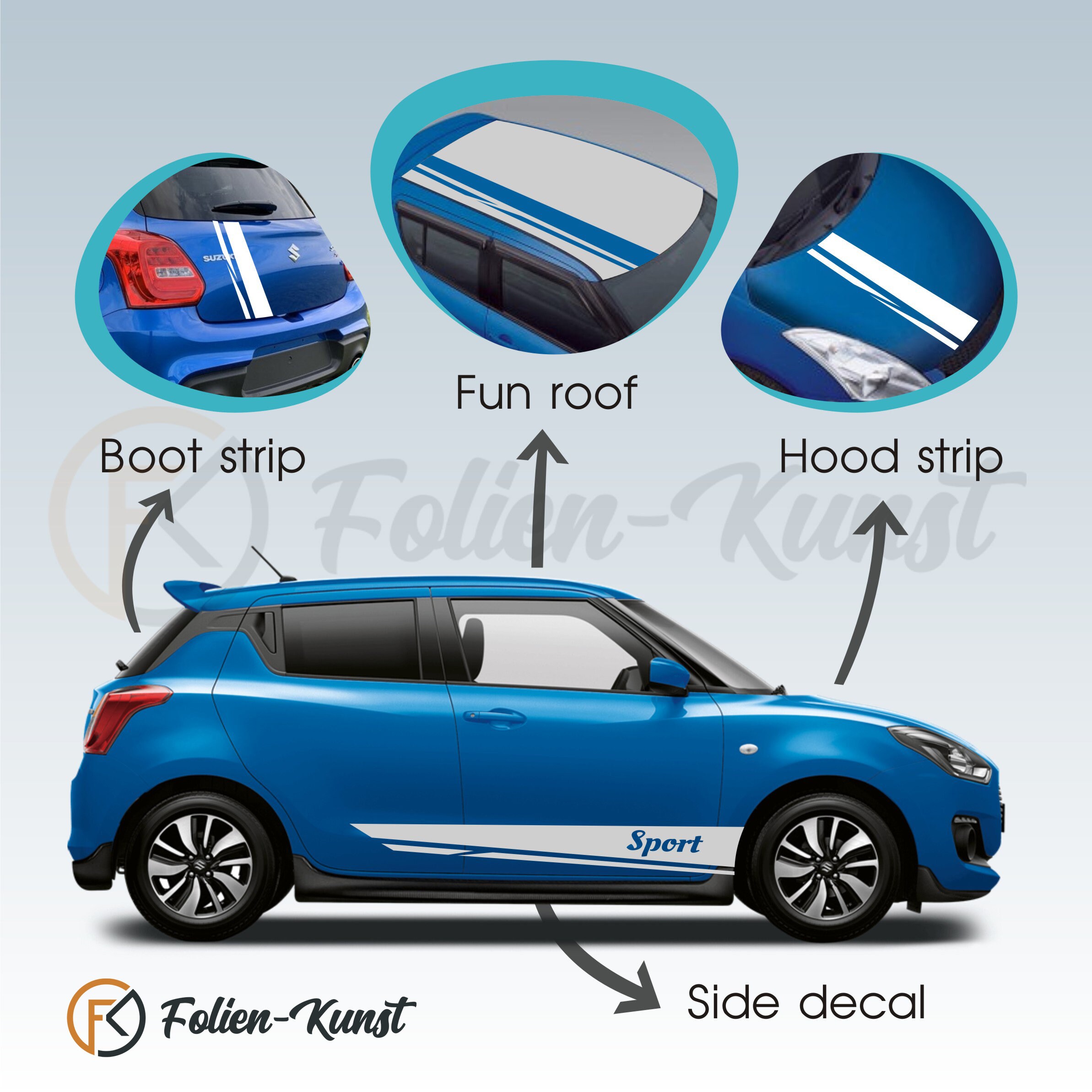 Stickers For Swift Car