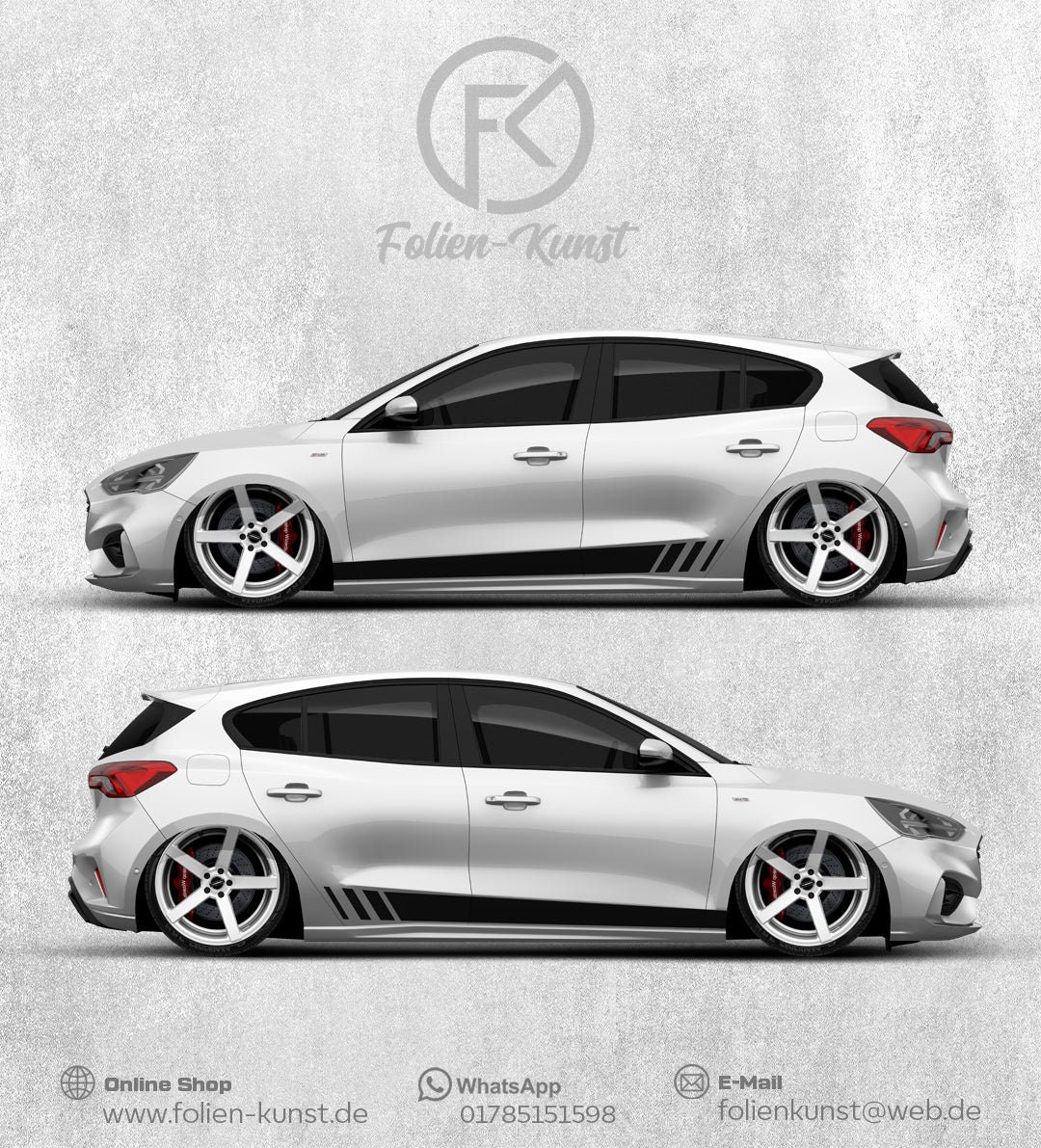 Side Stripes Mk4 Vehicle Styling Foil Decals Sidestripe 175 - Etsy