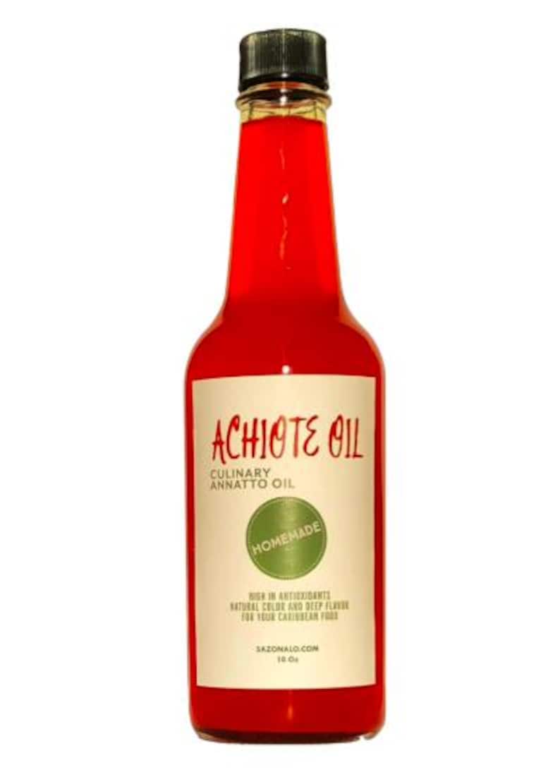 Sazónalo Achiote Oil - Annatto Gourmet Oil. Homemade. Natural Color for ...
