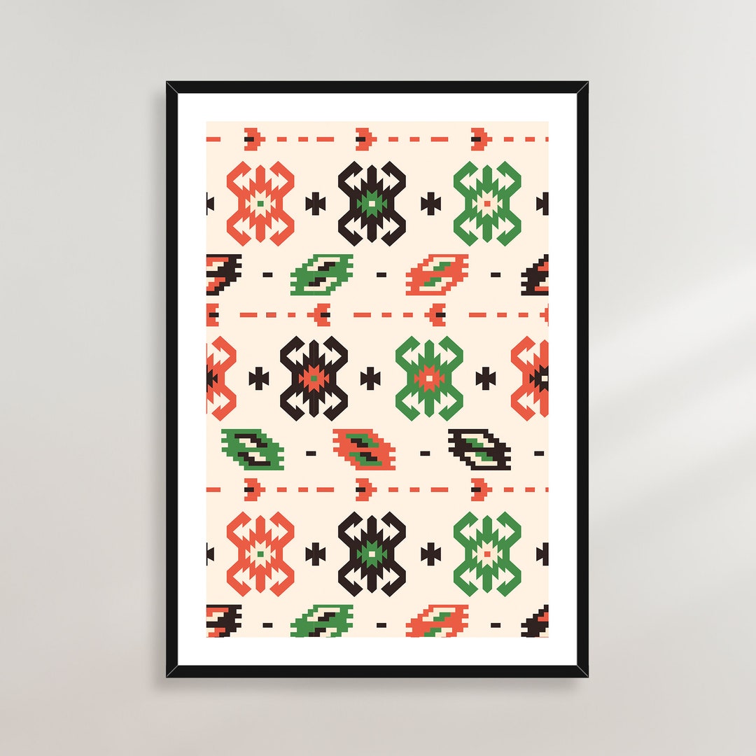Cilim Poster - Serbia, Bosnia, Croatia - Etsy