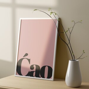 Ćao Cao Poster - Serbia, Bosnia, Croatia - Etsy