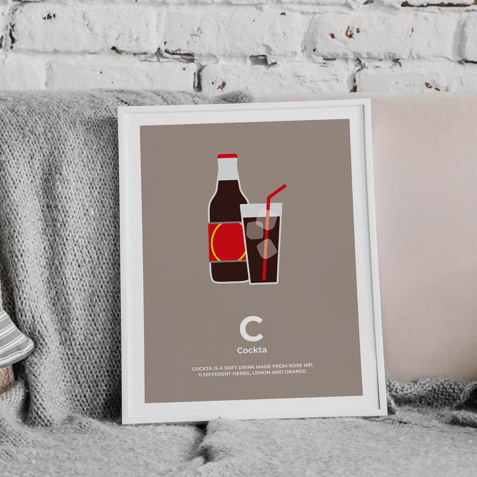 Cockta Balkan ABC Poster Serbia Bosnia Croatia | Etsy