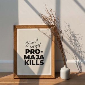 Promaja Kills Poster - Serbien, Kroatien, Bosnien - Etsy