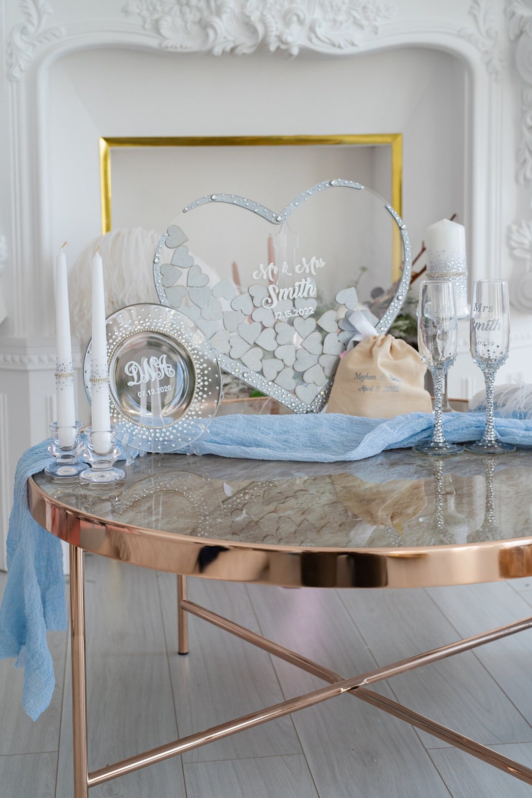 Personalized Wedding Guest Book Drop Box Alternative Wedding - Etsy