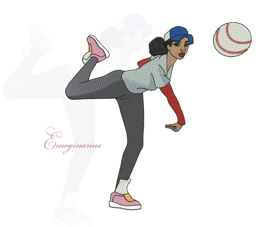 Machine Embroidery Design, Baseball Girl, Sport, Strong, College ...