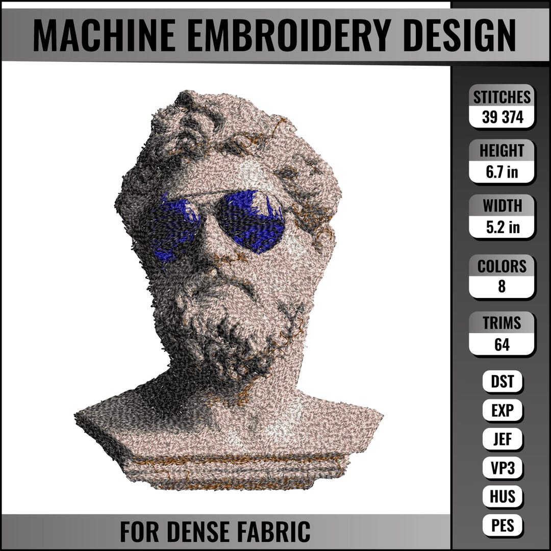 Machine Embroidery Design, Photostitch, Ancient Greek Gtatue, Rome ...