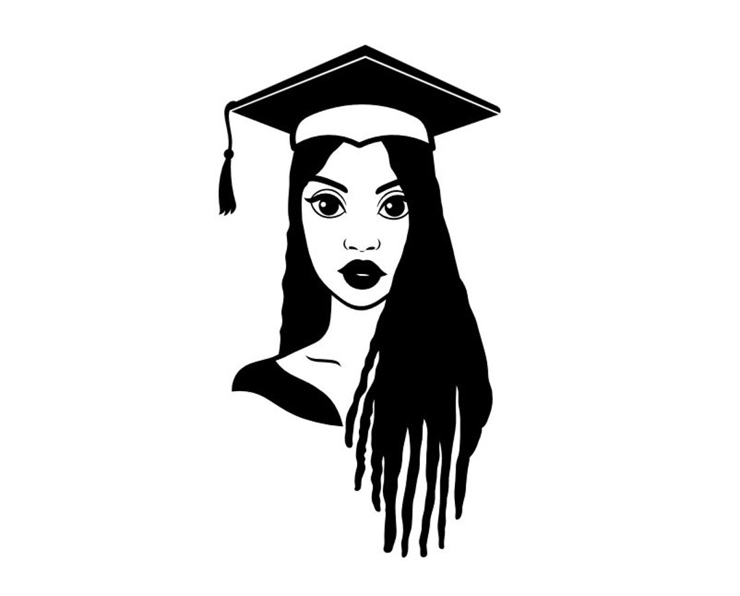 Vector Graphics, Graduation Cute Girl, Graduate, Loc, Dreadlocks ...