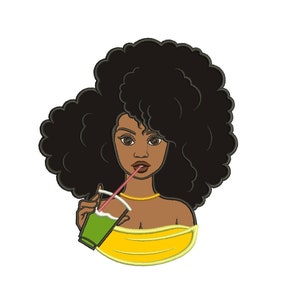 Applique, Machine Embroidery Design, Girl Drinks a Cocktail - 5, 6, 7 ...