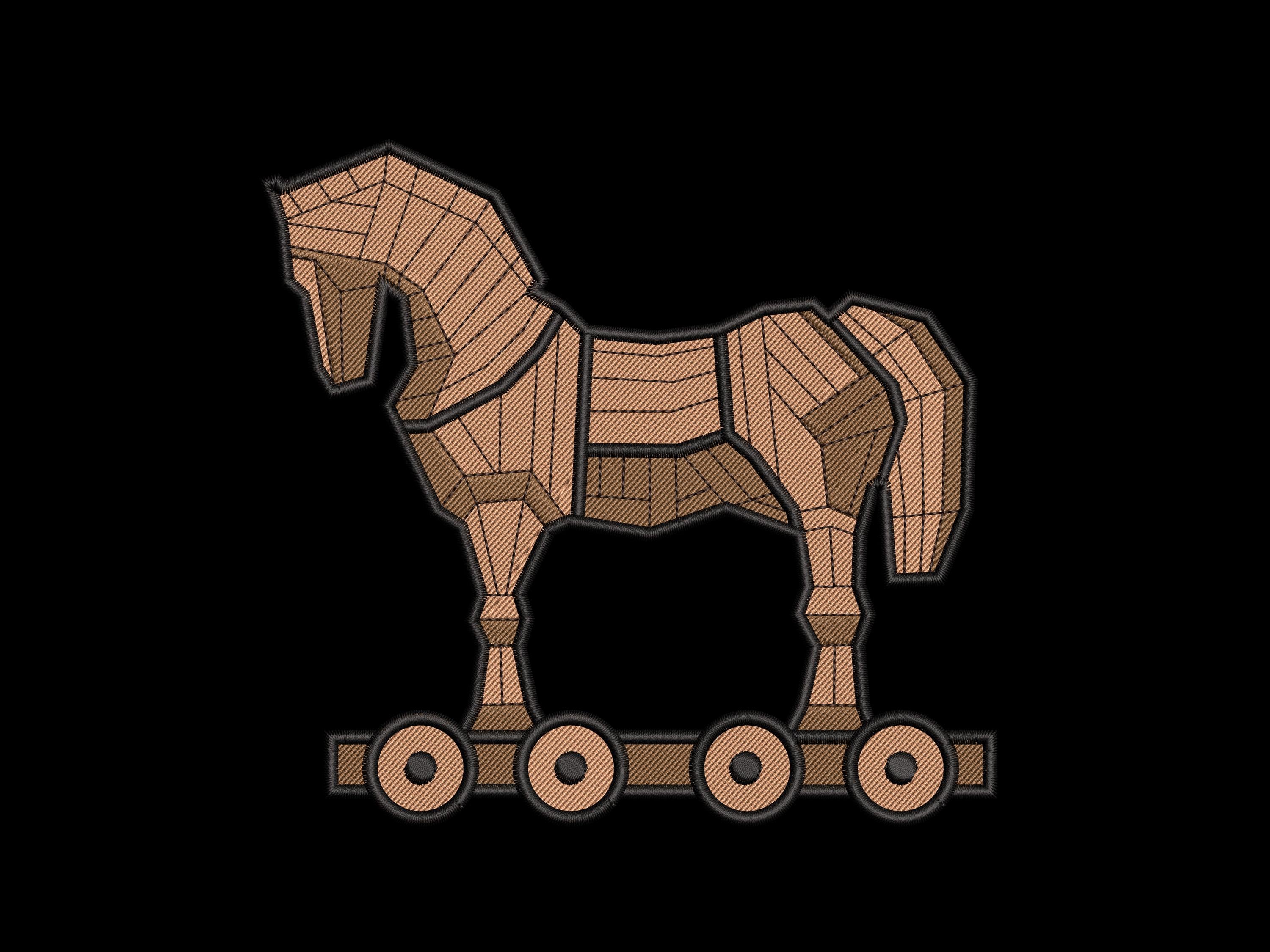 Machine Embroidery Design, Trojan Horse, Troy - 4, 5, 6, 7 Inch - Etsy