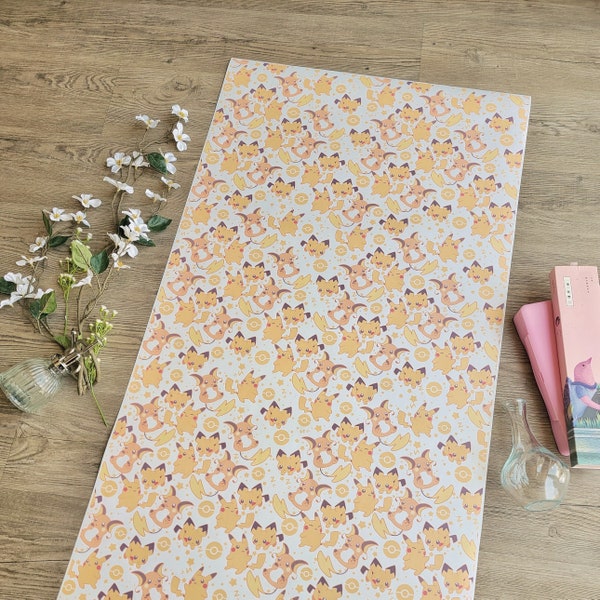 Pikachu Wrapping Paper - Etsy