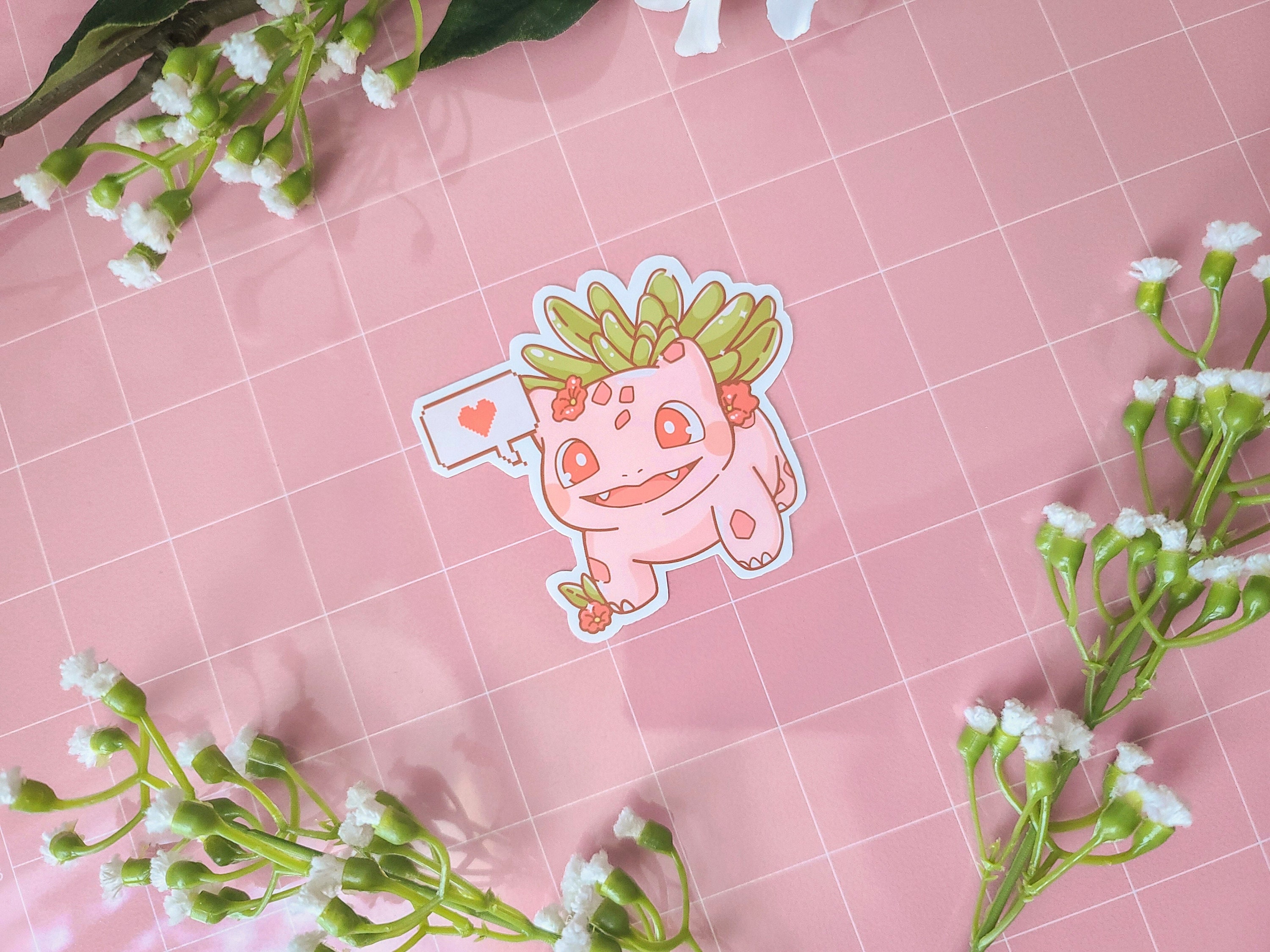 Bulbasaur Stickers Pokemon Stickers PKMN Stickers | Etsy