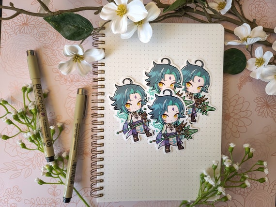 Genshin Impact Xiao Stickers Genshin Impact Stickers Xiao | Etsy