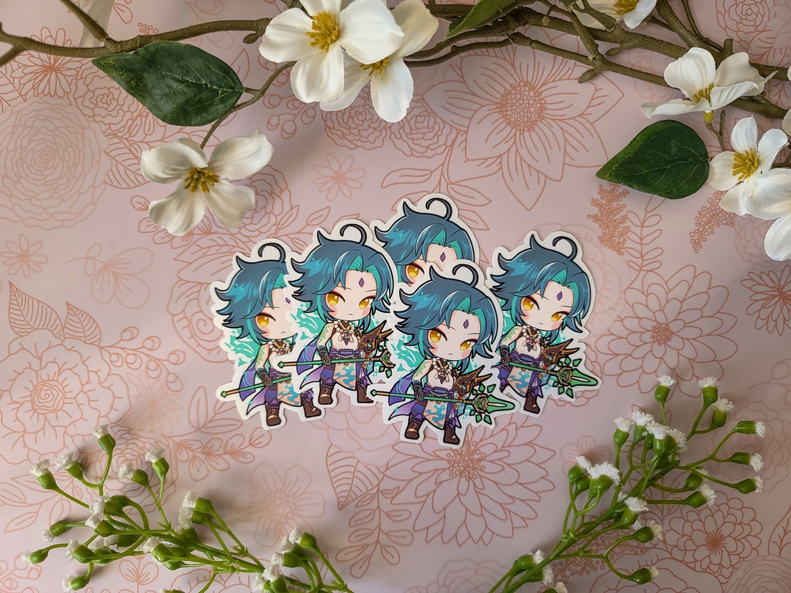 Genshin Impact Xiao Stickers Genshin Impact Stickers Xiao | Etsy