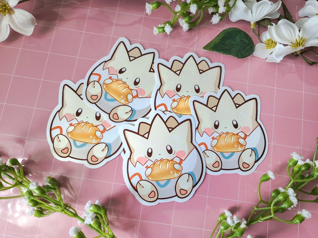 Togepi Stickers Pokemon Stickers PKMN Stickers Japanese Pastries High ...