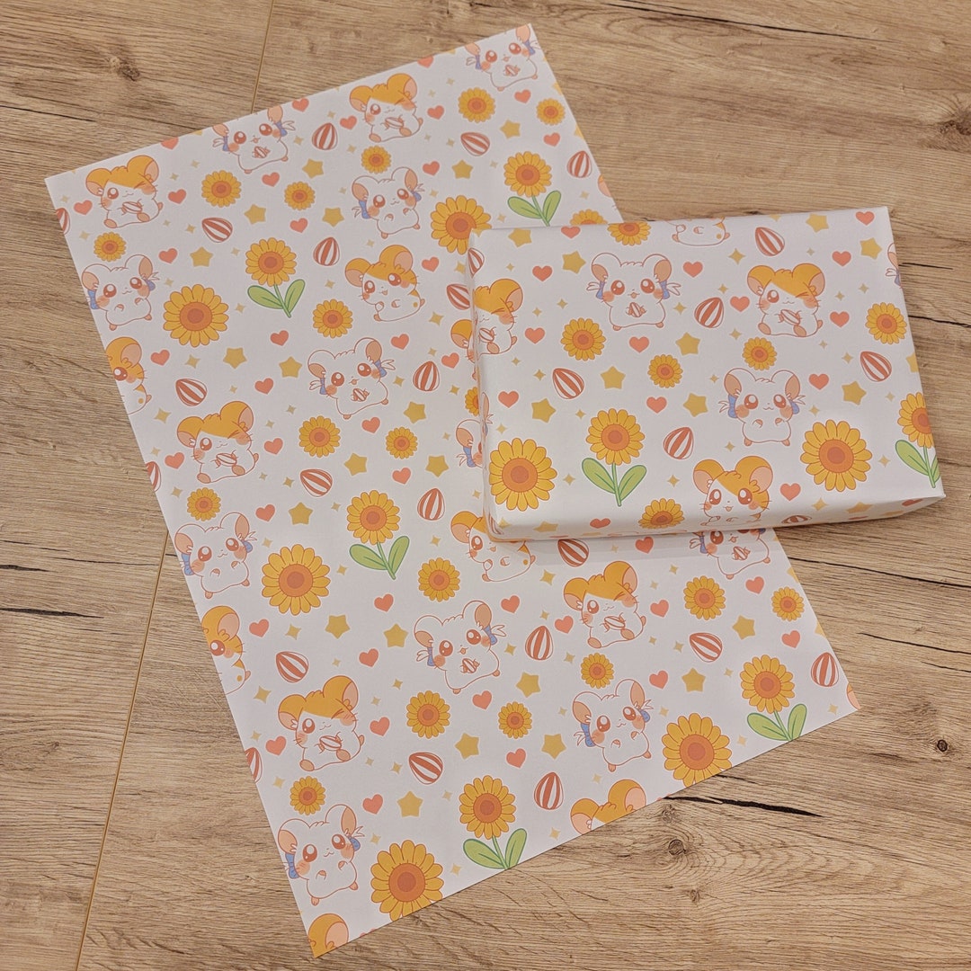 Hamtaro Birthday Gift Wrapping Paper | Ham Ham Heartbreak | Christmas ...