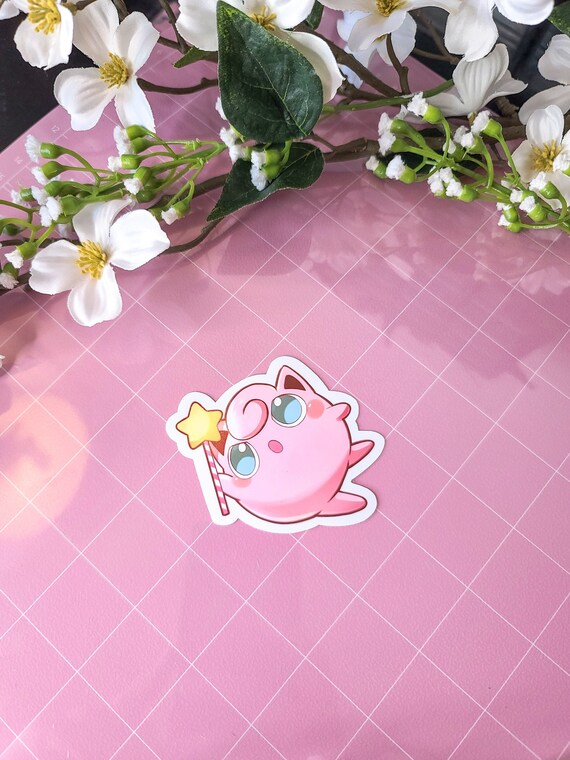 Jigglypuff Stickers Magical Girl Jiggly Pokemon Stickers - Etsy