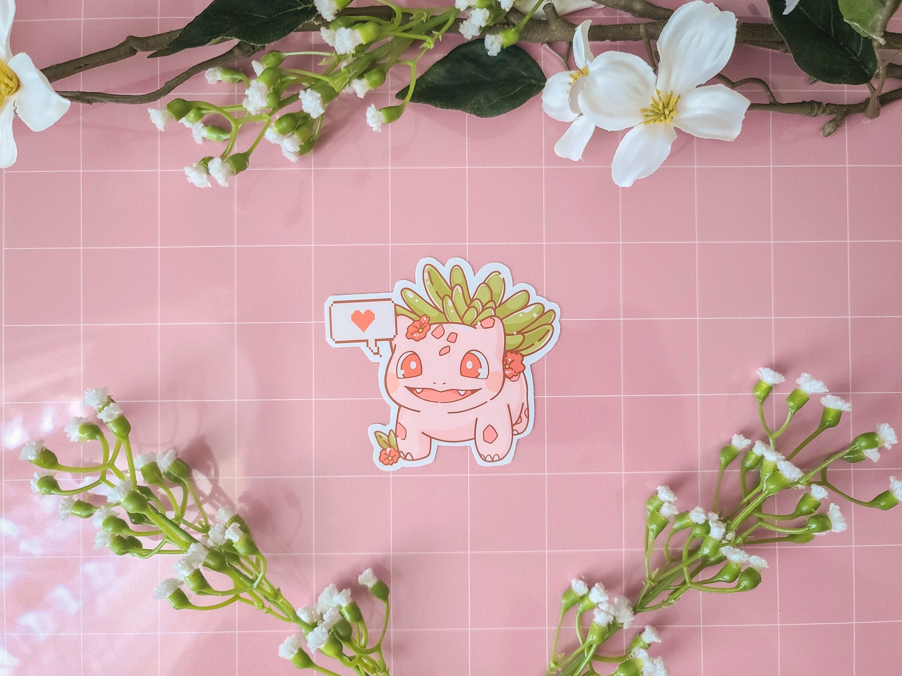 Bulbasaur Stickers Pokemon Stickers PKMN Stickers | Etsy