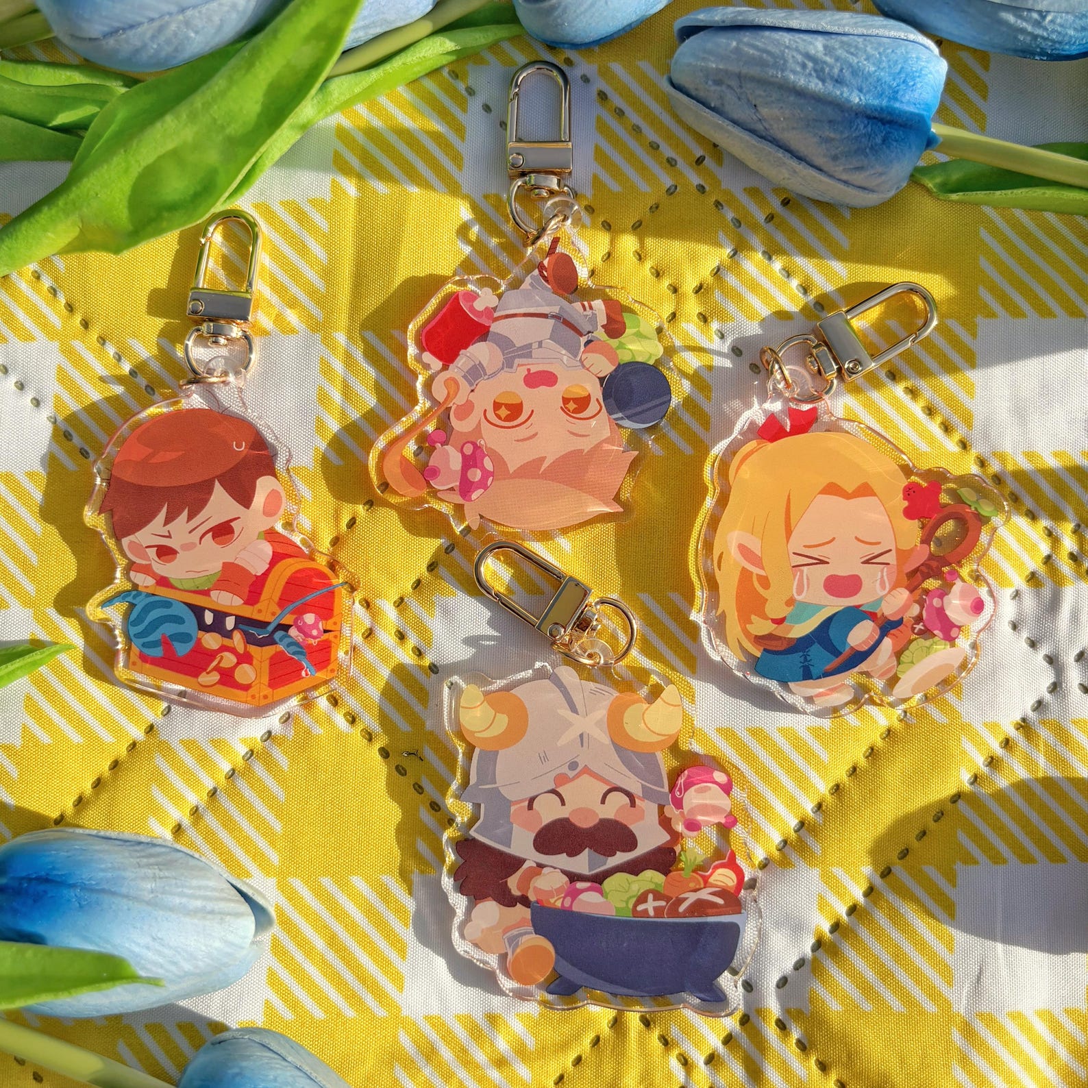 Dungeon Meshi | Delicious in Dungeon Keychains | Laios | Marcille ...