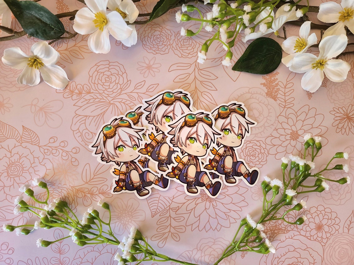 Genshin Impact Bennett Stickers Genshin Impact Stickers | Etsy