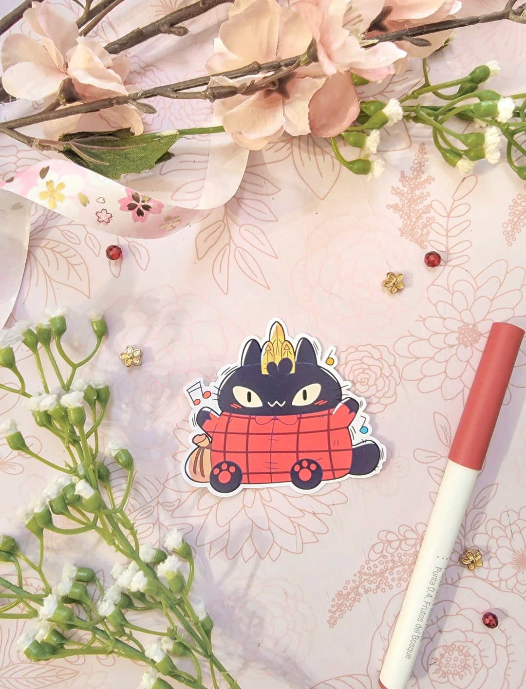 Cult of the Lamb Forneus Glossy Stickers Video Game Gift Cult Leader ...