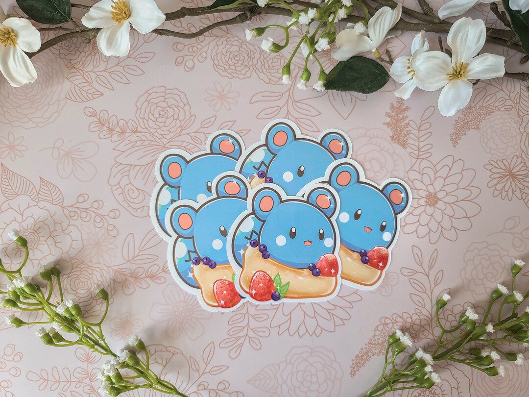 Azurill Stickers Pokemon Stickers PKMN Stickers Japanese Pastries High ...