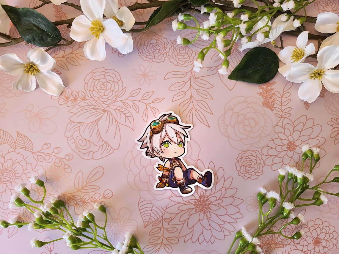 Genshin Impact Bennett Stickers Genshin Impact Stickers Etsy