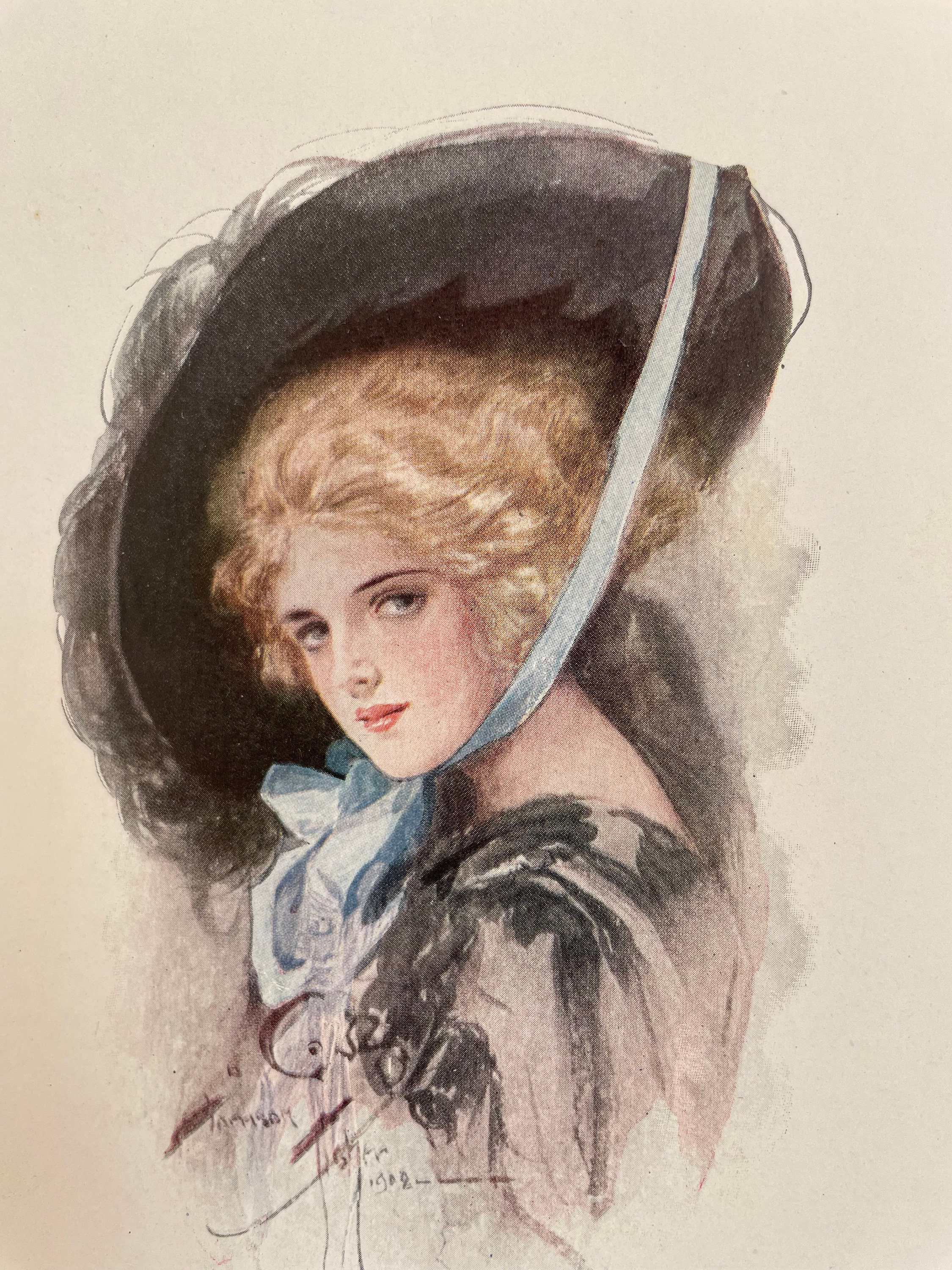 Set of 3 Original Art Nouveau Harrison Fisher Prints - Etsy