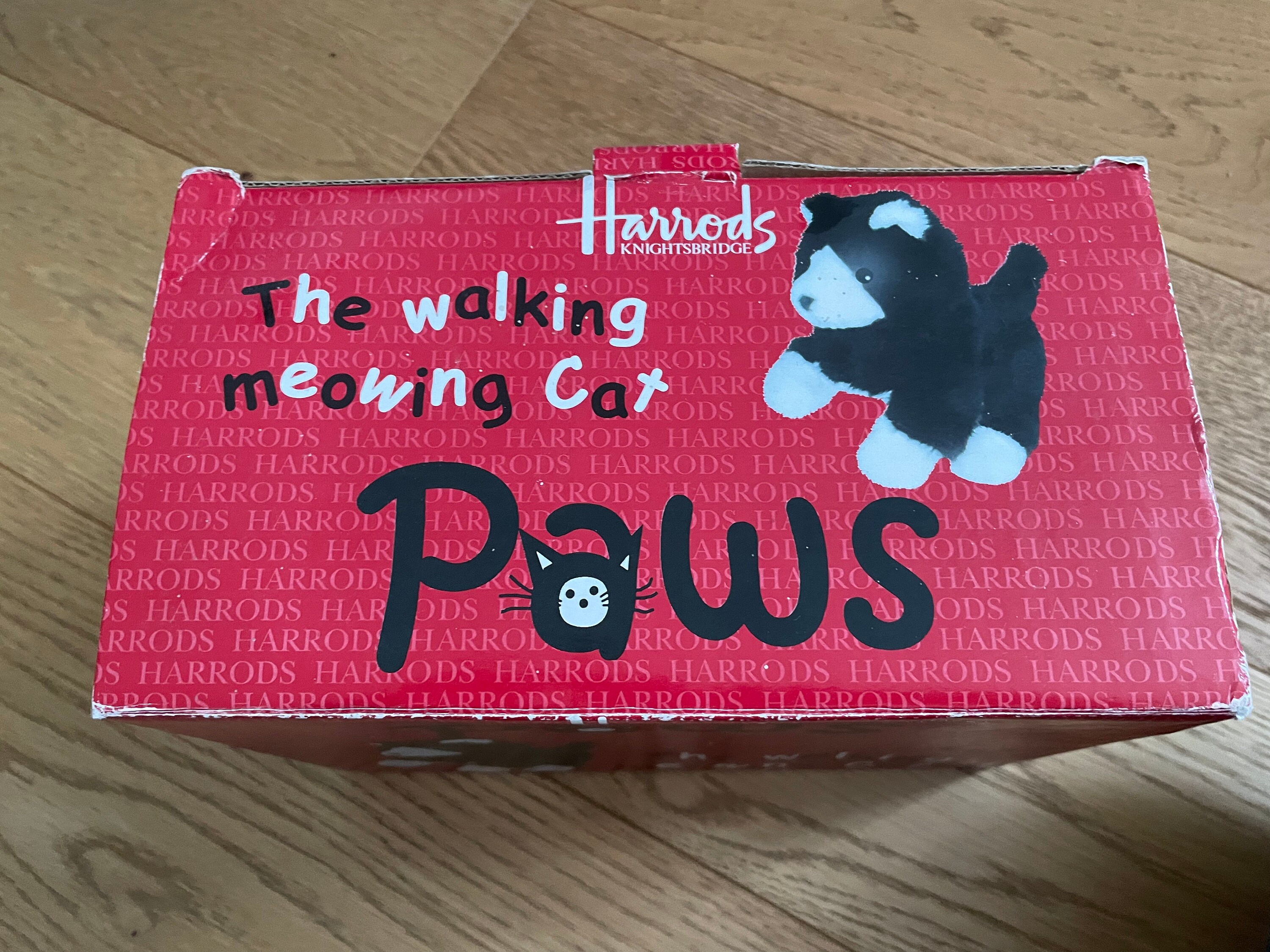 Vintage Harrods Black and White Cat With Original Box - Etsy
