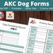 Dog Ownership Record and Breeding Records - AKC - Etsy