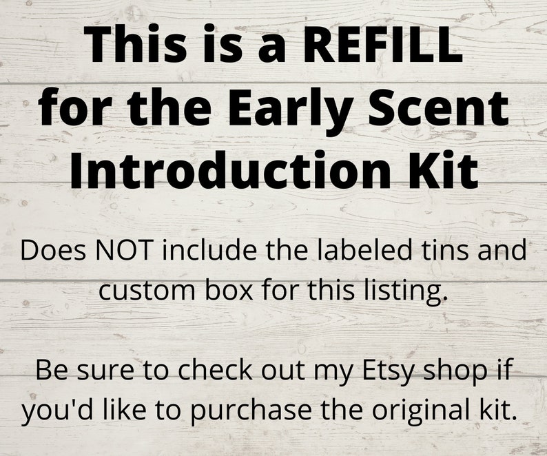 Dog Breeder Early Scent Introduction REFILL Kit & Early Neurological ...