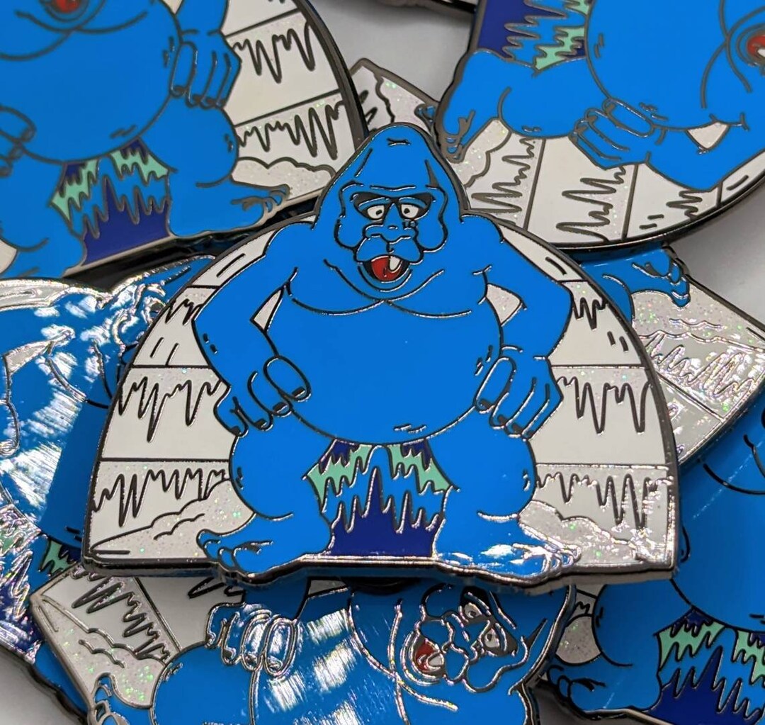 Abominable Snowman Dome Hard Enamel Pin 2" Miracle Strip Amusement Park ...