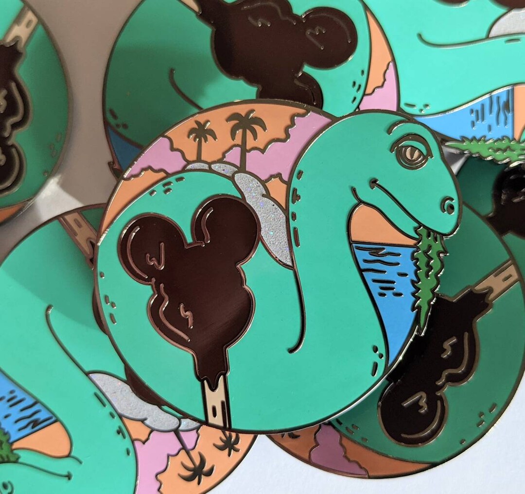 Gertie 2" Hard Enamel Fantasy Disney Pin - Etsy