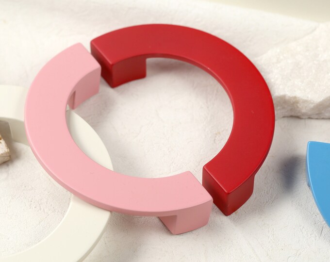 Brass Crystal Cabinet Knobs Handle Pull Colorful Drawer Pulls IKEA ...