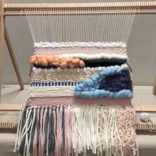 Round Weaving Beginners Kit Woven Wall Hanging Tutorial - Etsy UK