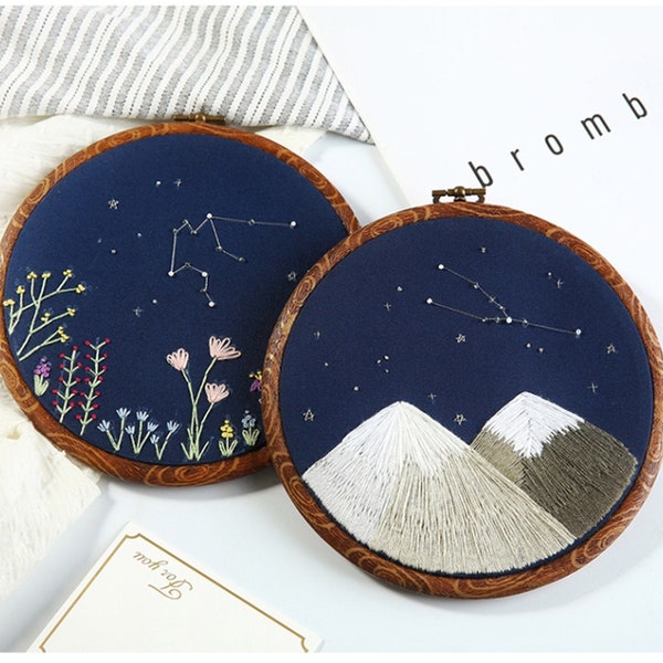 Constellation Embroidery Pattern - Etsy