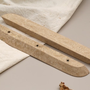 Natural Travertine Brass Base Cabinet Cupboard Handles Pulls Knobs ...