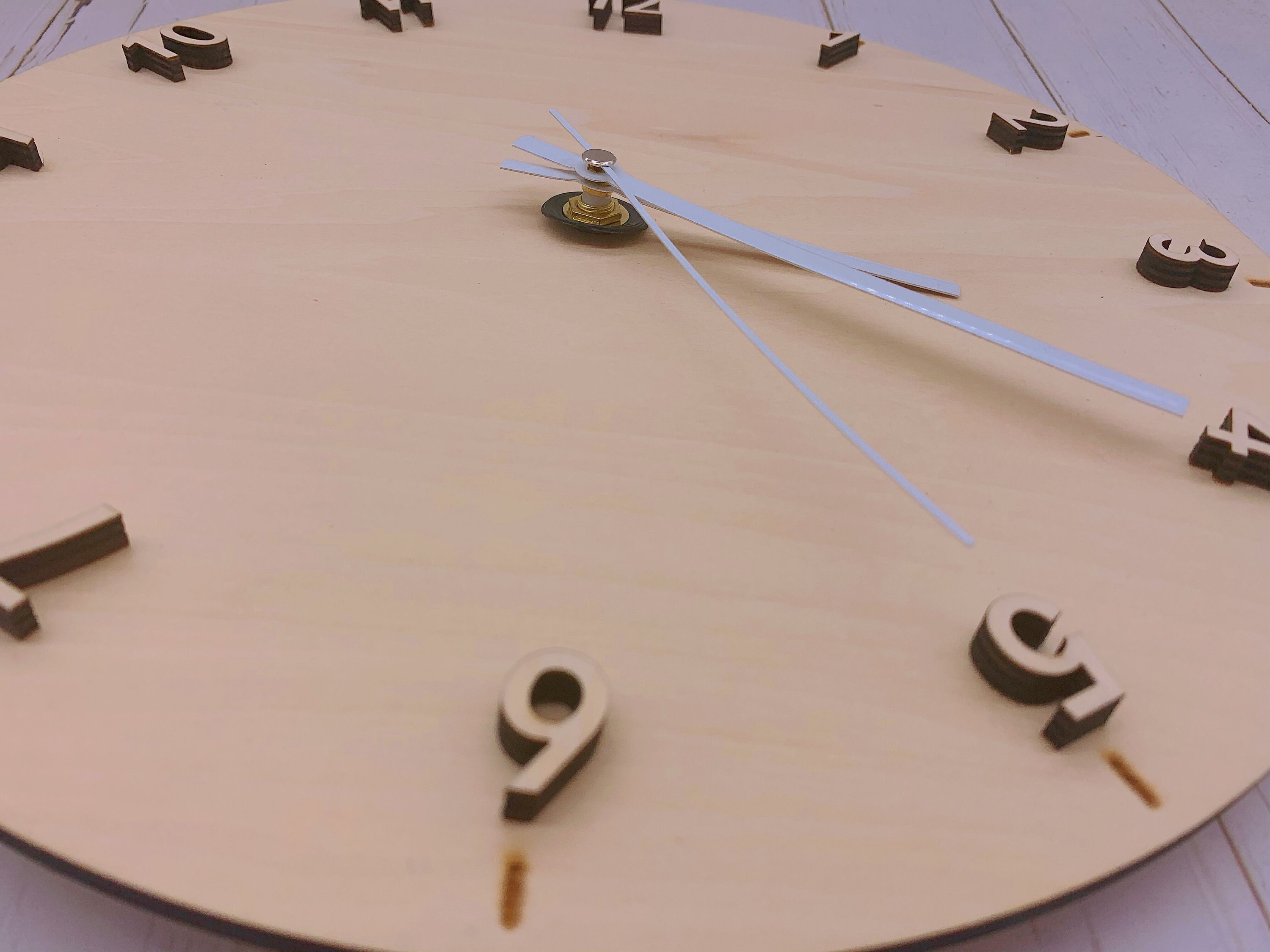 DIY Wooden Wall Clock Kit Diy Painting Kit Clock Kit Wooden - Etsy