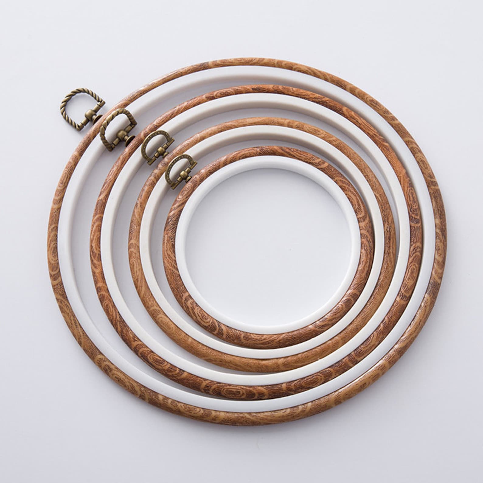 Embroidery Hoop, Embroidery Hoops Set, Wooden Imitation Hoop,cross ...