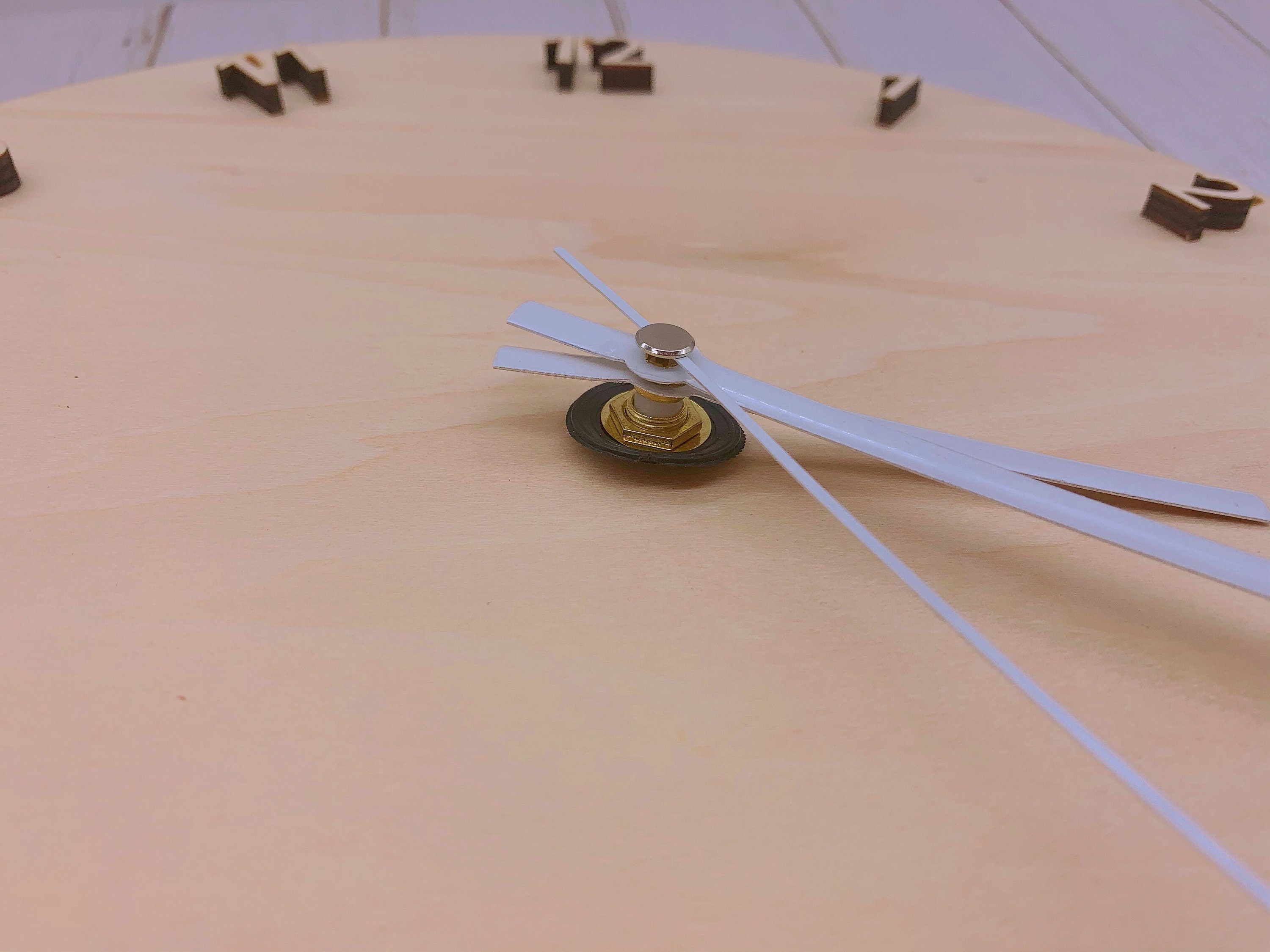 DIY Wooden Wall Clock Kit Diy Painting Kit Clock Kit Wooden - Etsy