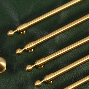 Solid Brass Cabinet Handles Knobs, Modern Drawer Handle Pull Knobs Wardrobe Handle Pulls, Laser ...