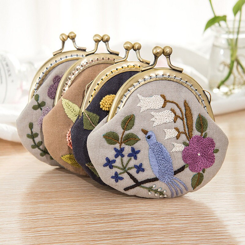 Floral Coin Purse - Etsy