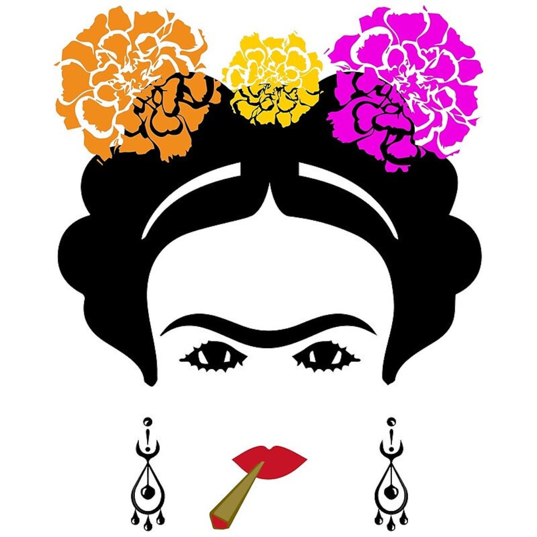 Frida Kahlo Blunt Sticker: Chingona Mexican Artist Vinyl Decal - Etsy