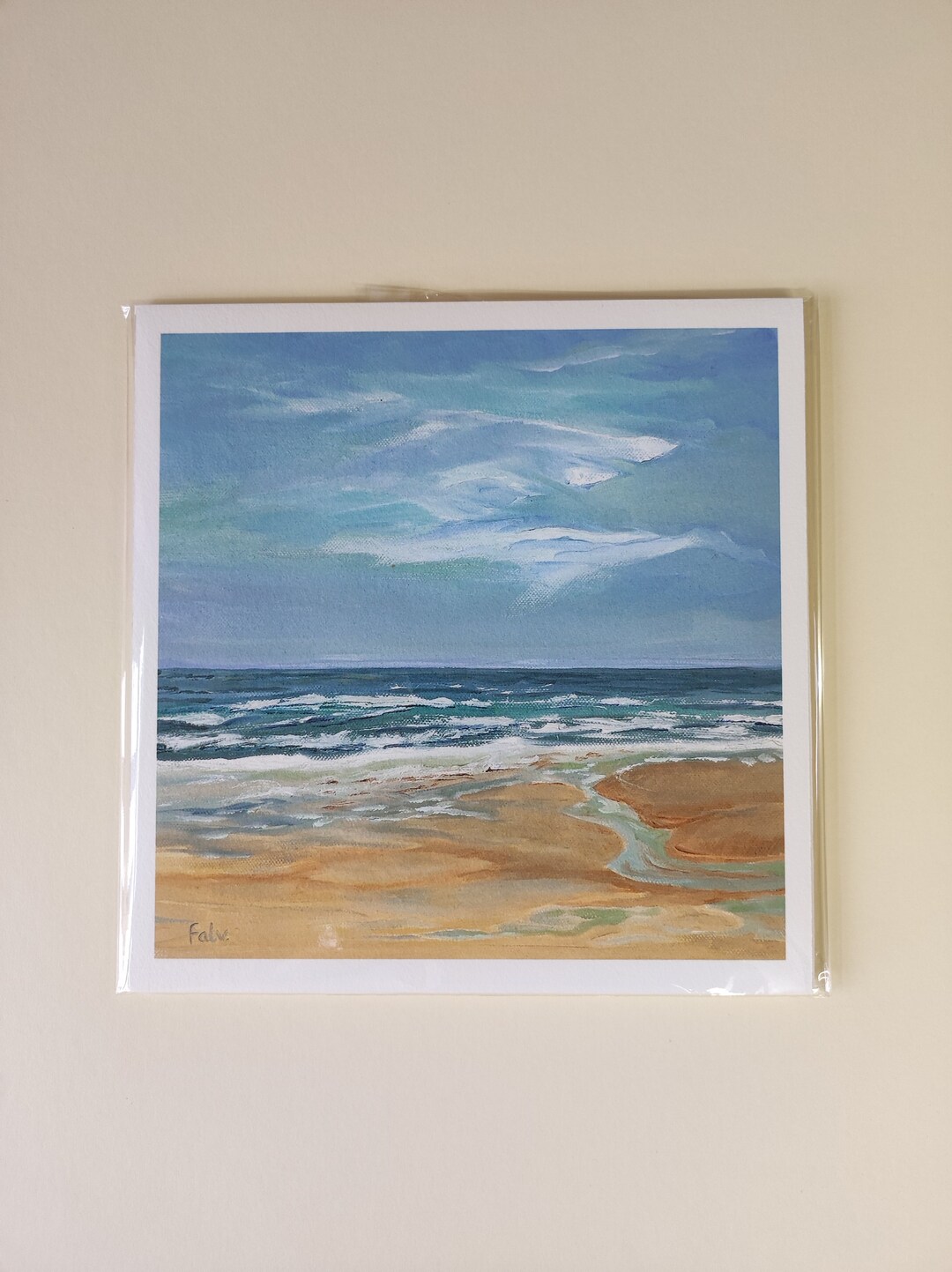 Praa Sands Seascape Cornwall A4 Fine Art Giclée Print - Etsy