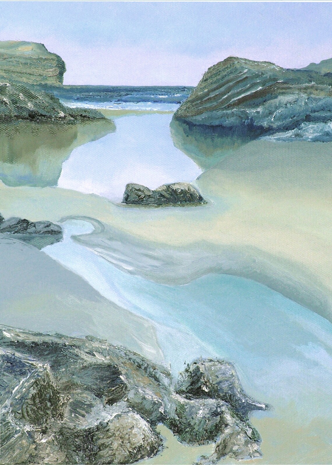 Art Greeting Card Cornish Seascape Portreath - Etsy Australia