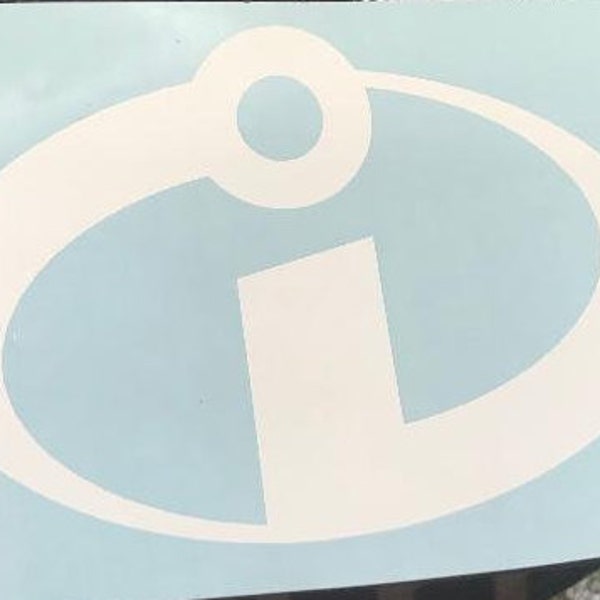The Incredibles Logo Sticker - Etsy