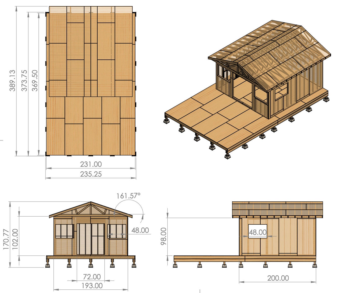 Tiny House Plan PDF Ultra Detailed Instruction Manual Tiny Home Plan ...