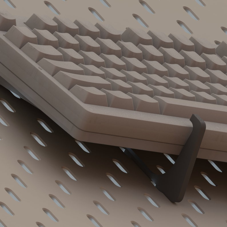 Keyboard Mounting Bracket for Ikea Skadis Organizer Pegboard 2 PCS ...